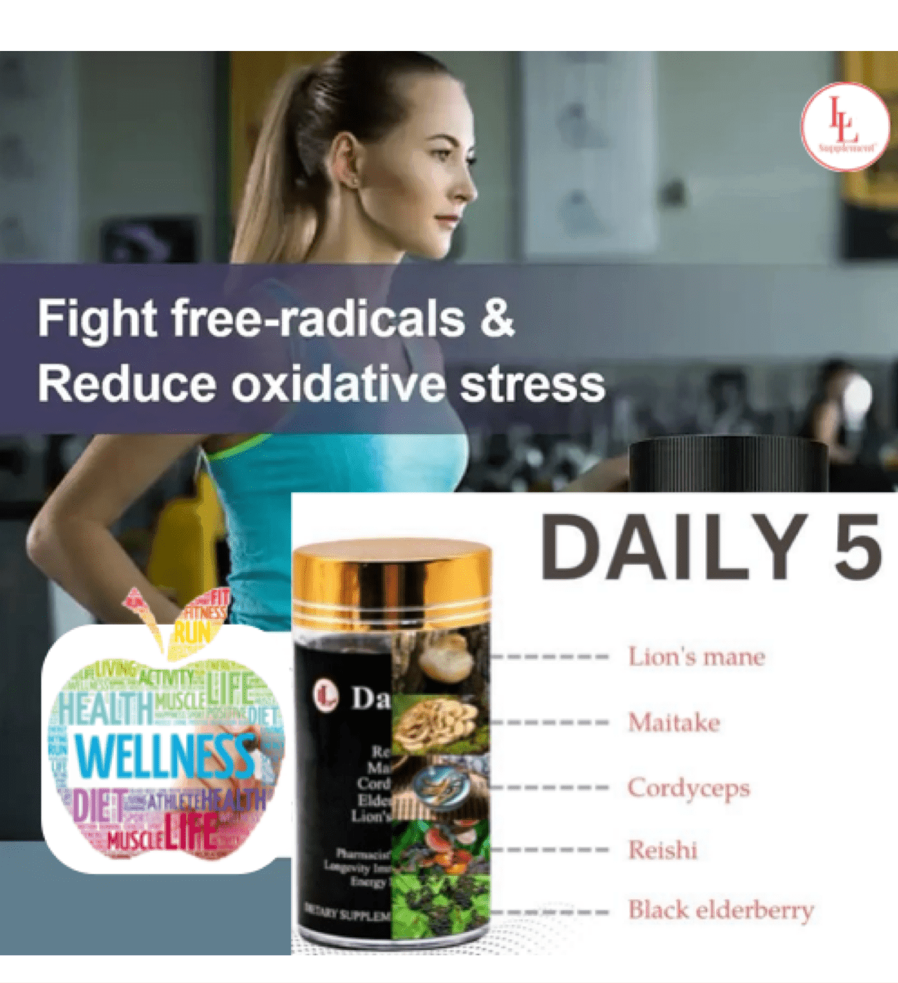 Daily 5 Supercharge Your Wellness with Powerhouse Blend LL Supplement ...