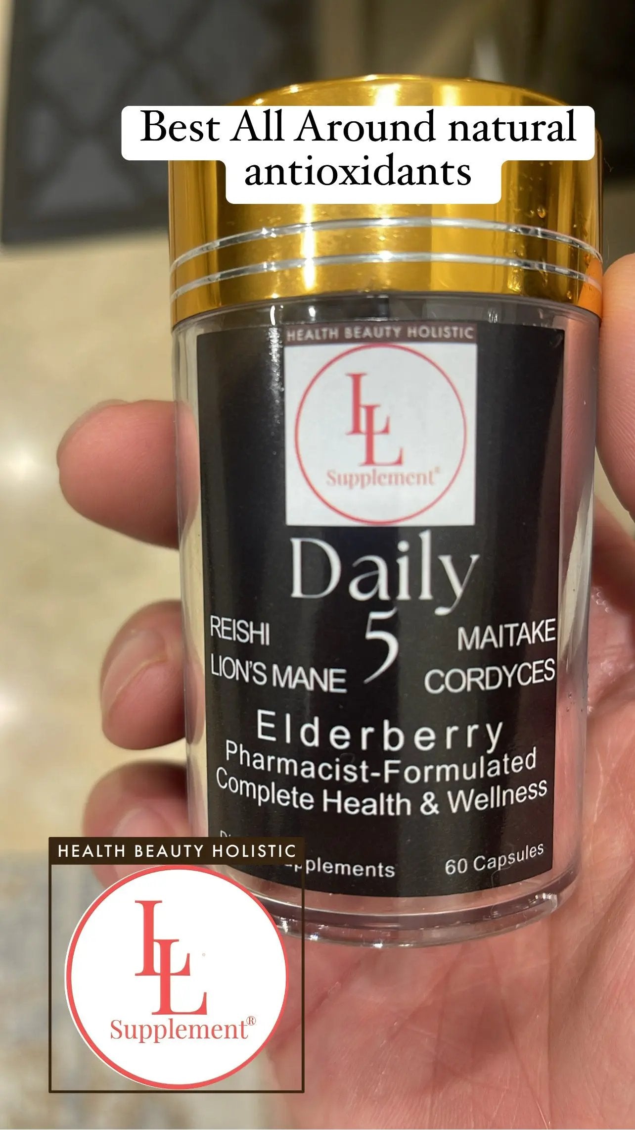 Daily 5 Powerful Antioxidants Pharmacist's Formulation, Daily Vitamins ...