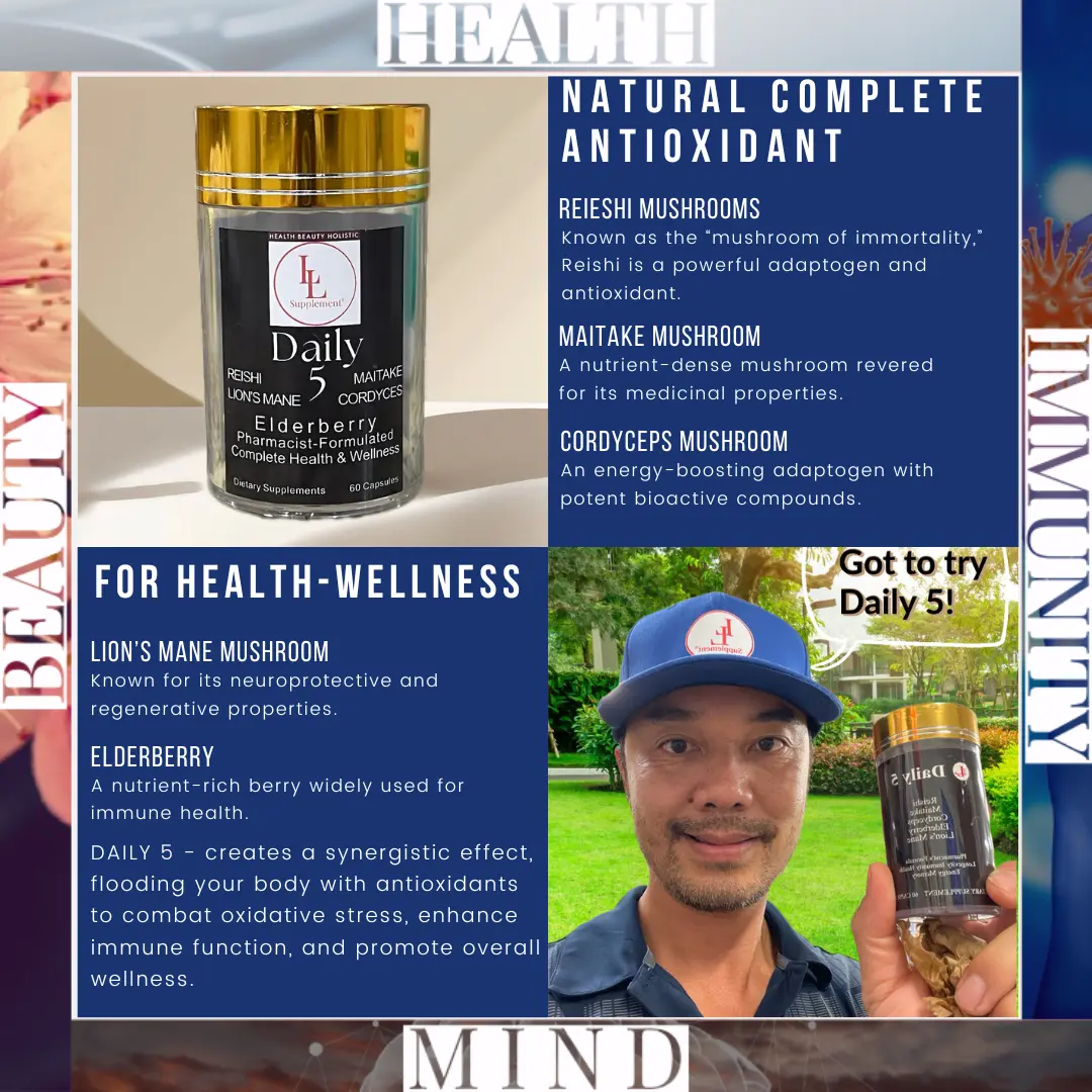 Daily 5 Powerful Antioxidants Pharmacist's Formulation, Daily Vitamins ...